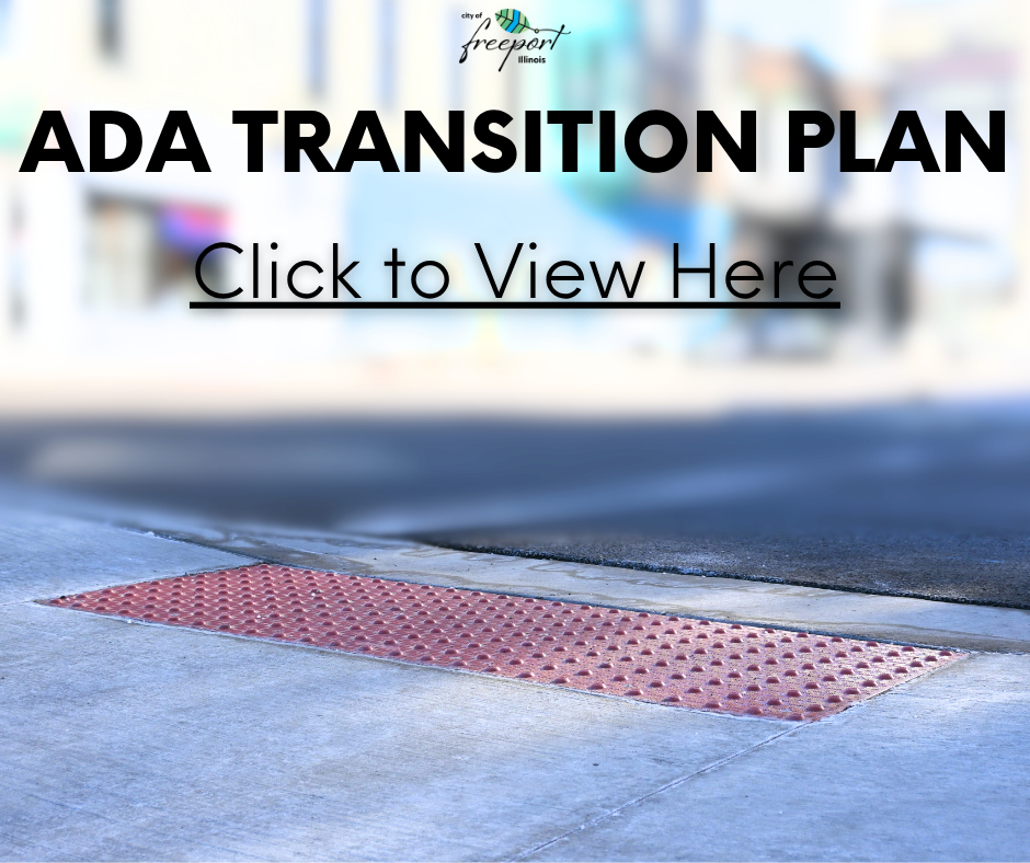 2025 ADA Transition Plan – City of Freeport, Illinois